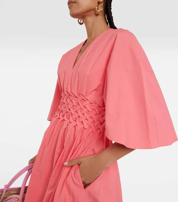ROKSANDA Esti Cotton Poplin Midi Dress