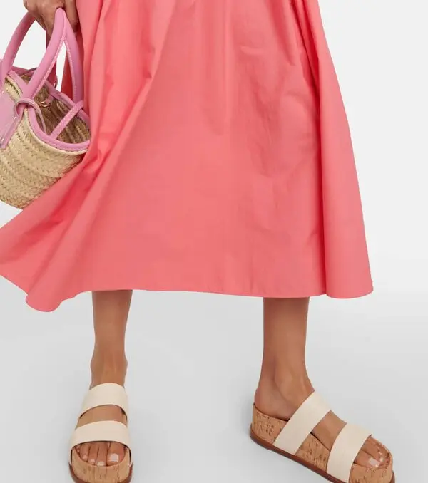 ROKSANDA Esti Cotton Poplin Midi Dress