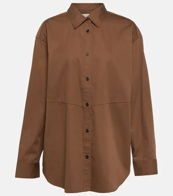 Co Oversized Cotton And Silk Shirt