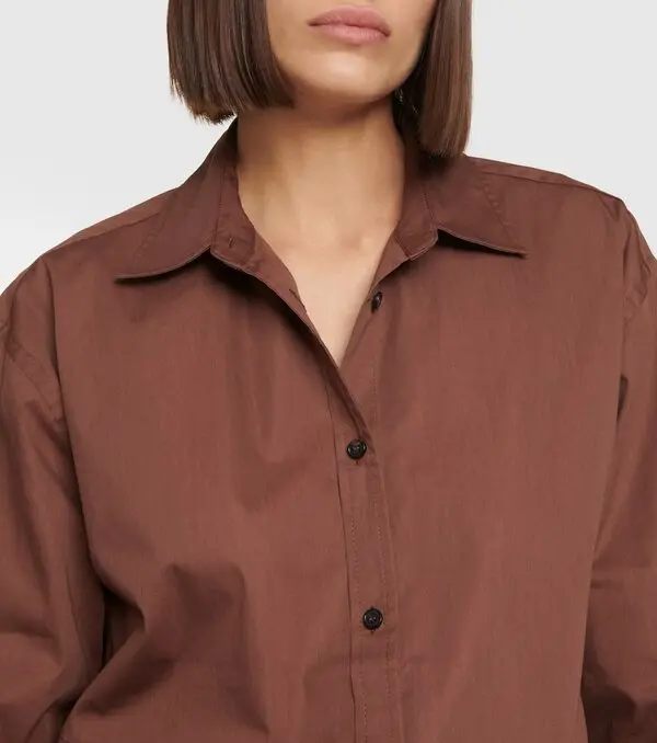 Co Oversized Cotton And Silk Shirt
