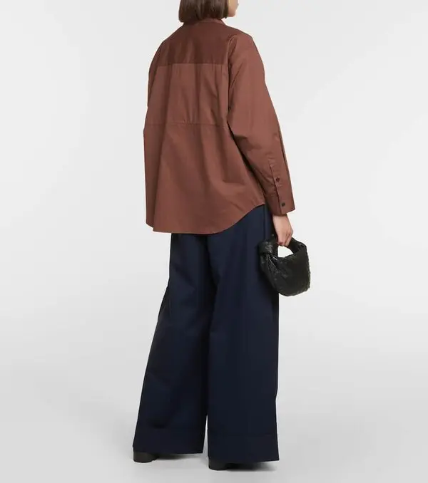Co Oversized Cotton And Silk Shirt