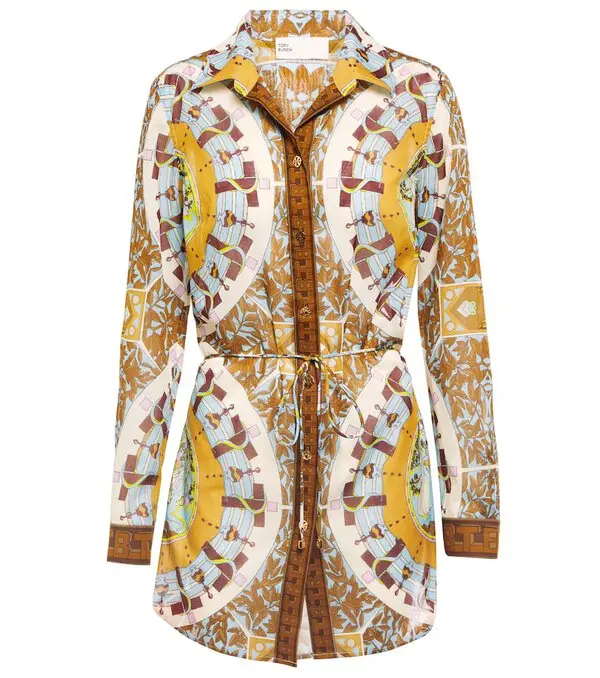 Tory Burch Belted Cotton Top