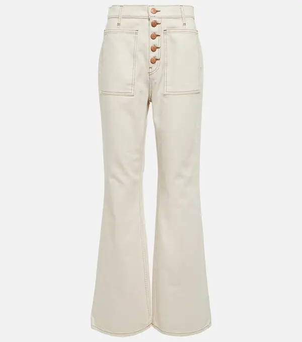 Ulla Johnson Lou High-rise Flared Jeans