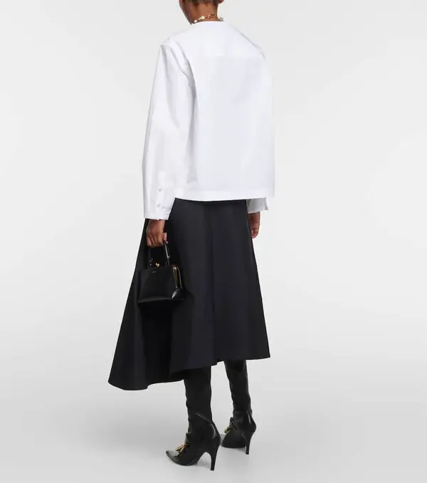 JIL SANDER Cotton Poplin Top