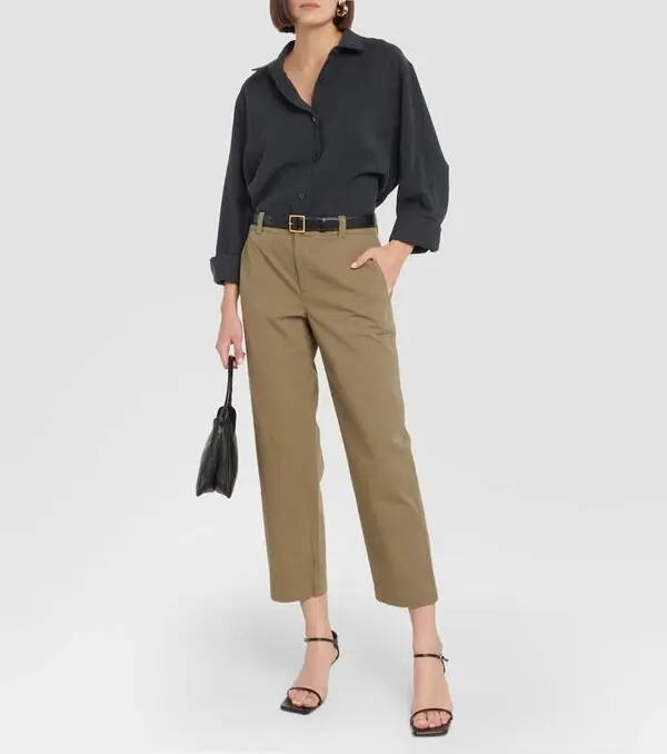 Vince Mid-rise Cropped Pants