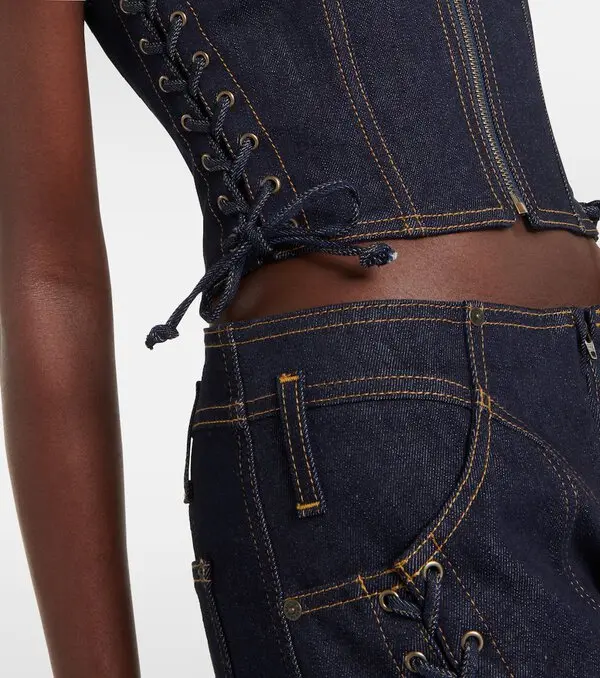 JEAN PAUL GAULTIER Denim Bustier
