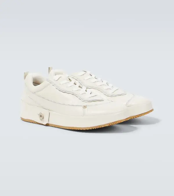 Loewe Deconstructed Leather Sneakers