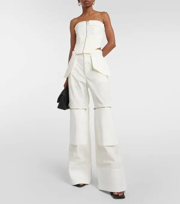 DION LEE Workwear Cotton-blend Pants