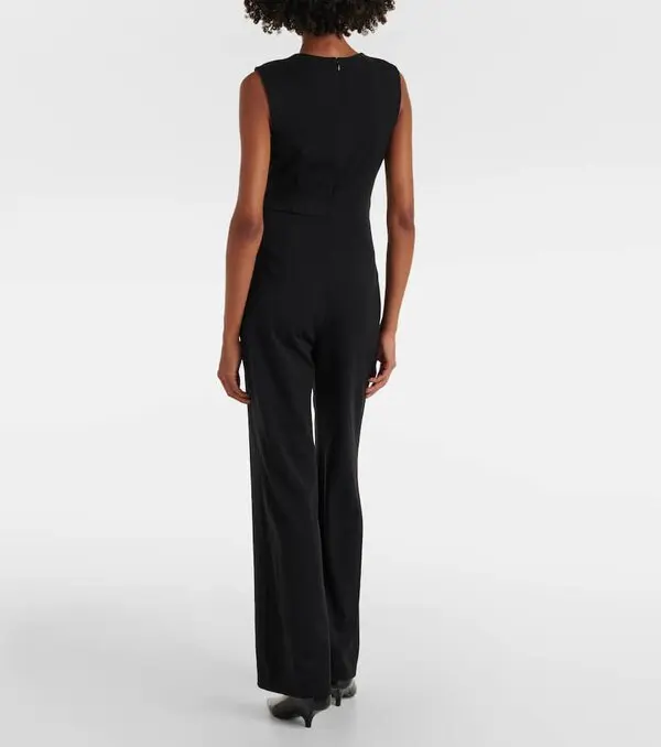 Staud Jagger Draped Jumpsuit