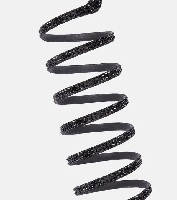 Rene Caovilla Cleo Embellished Sandals - Black