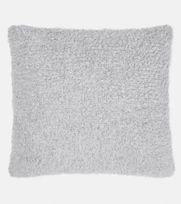 Brunello Cucinelli Monili Cashmere-blend Boucle Cushion - Grey