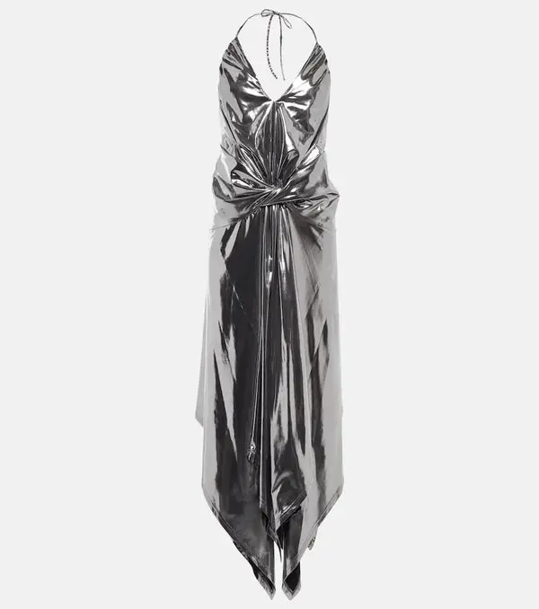 Alexandre Vauthier Halterneck Midi Dress