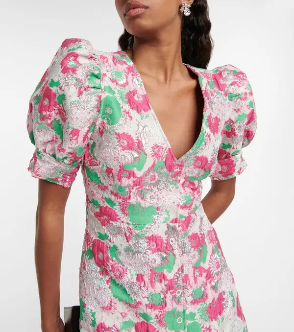 GANNI Printed Minidress