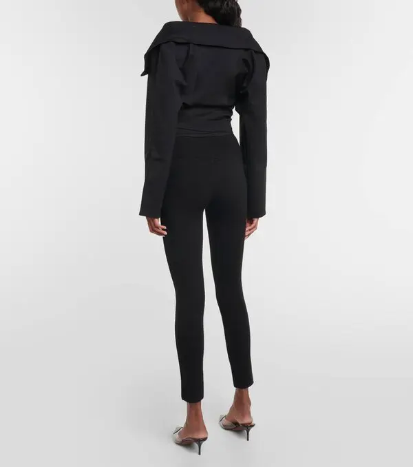 Alaïa Cropped Jersey Jacket