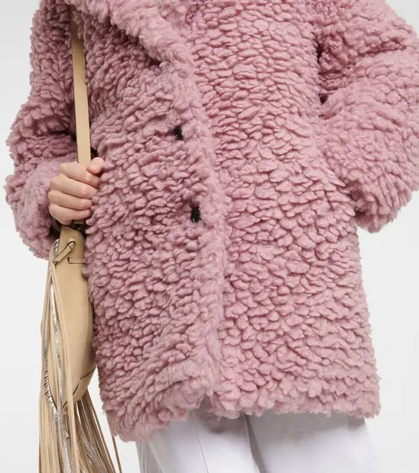 Isabel Marant Étoile Sabrinega Teddy Coat