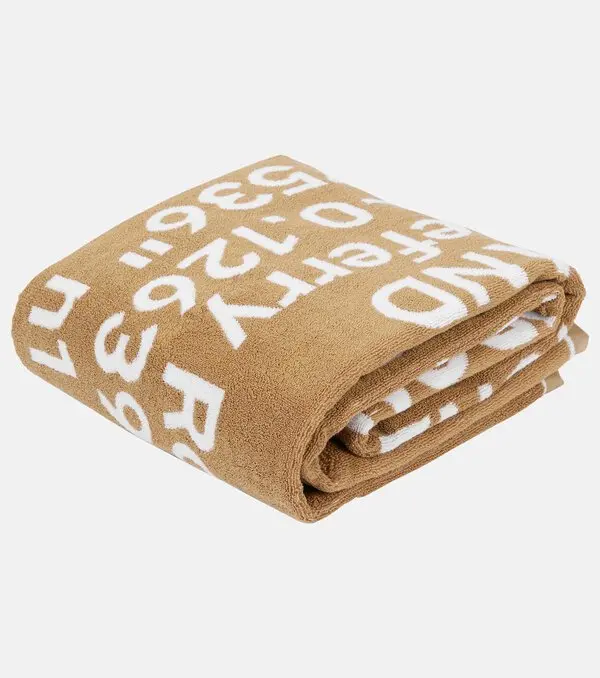 Burberry Location Cotton Jacquard Towel - Beige