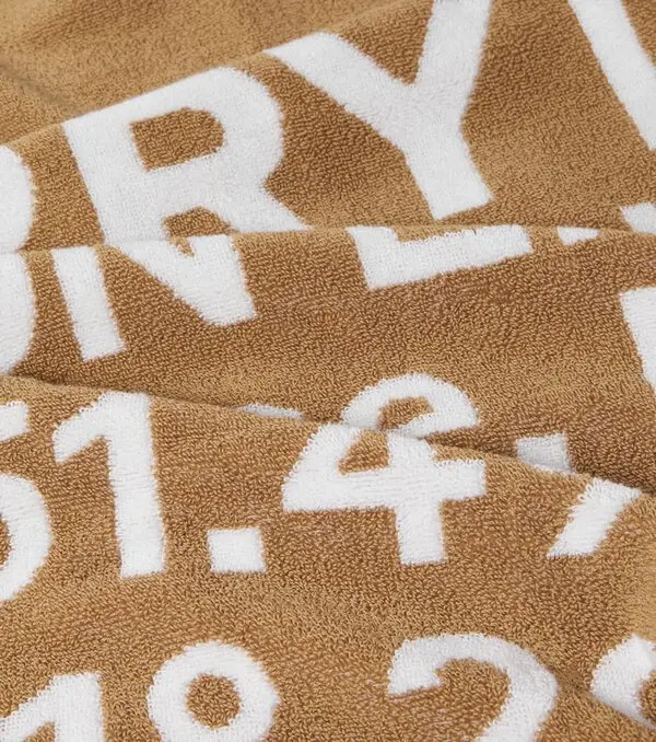 Burberry Location Cotton Jacquard Towel