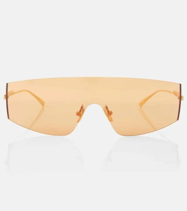 Bottega Veneta Shield Sunglasses - Orange