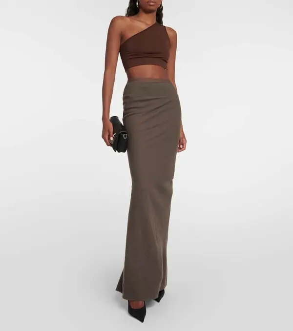 Rick Owens Athena One-shoulder Cropped Top