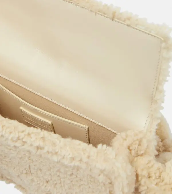 Jacquemus Le Bambidou Shearling Shoulder Bag