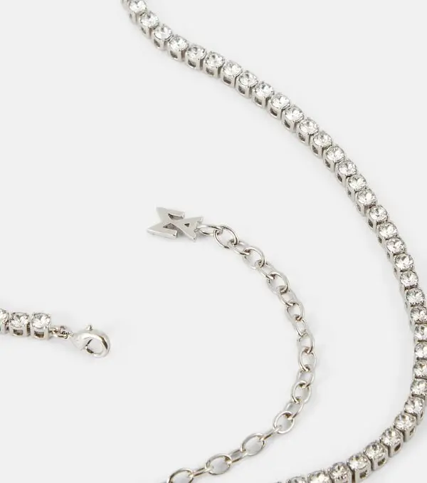 Amina Muaddi Crystal-embellished Waist Chain