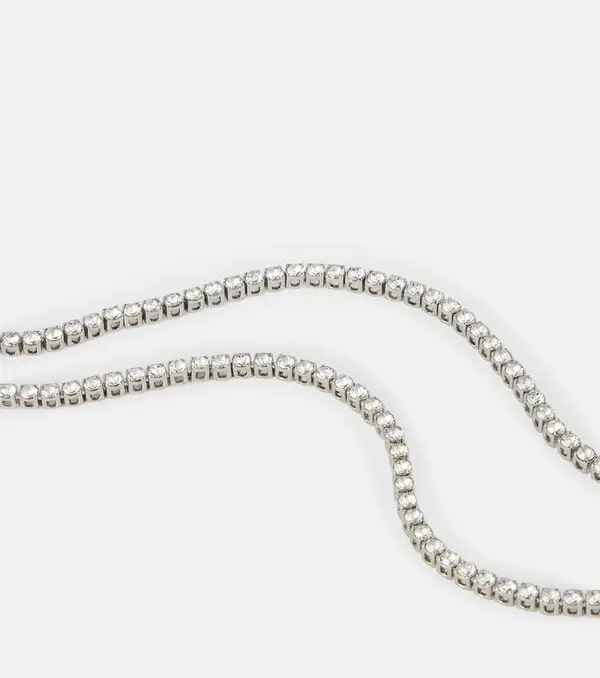 Amina Muaddi Crystal-embellished Waist Chain