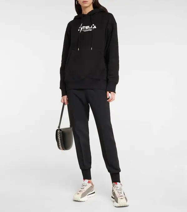 Stella McCartney Julia High-rise Tapered Pants - Black