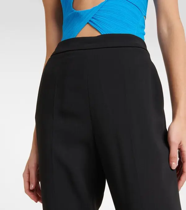 Stella McCartney Julia High-rise Tapered Pants - Black