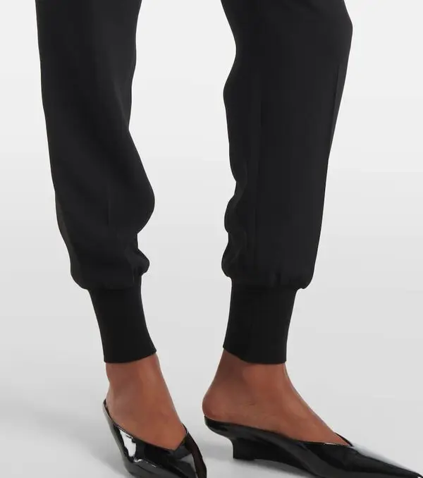 Stella McCartney Julia High-rise Tapered Pants - Black