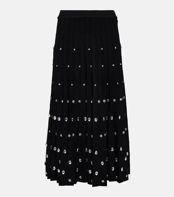 Simkhai Embellished Midi Skirt