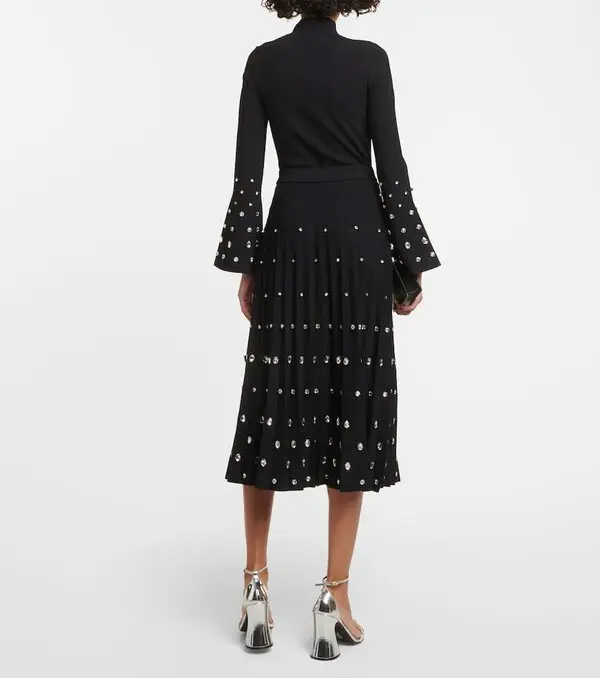 Simkhai Embellished Midi Skirt