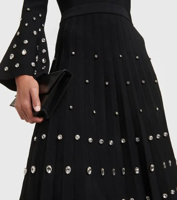 Simkhai Embellished Midi Skirt