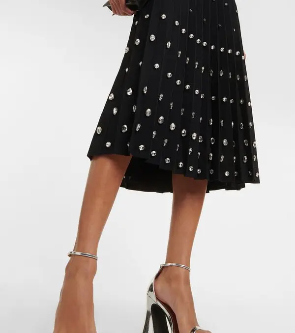 Simkhai Embellished Midi Skirt