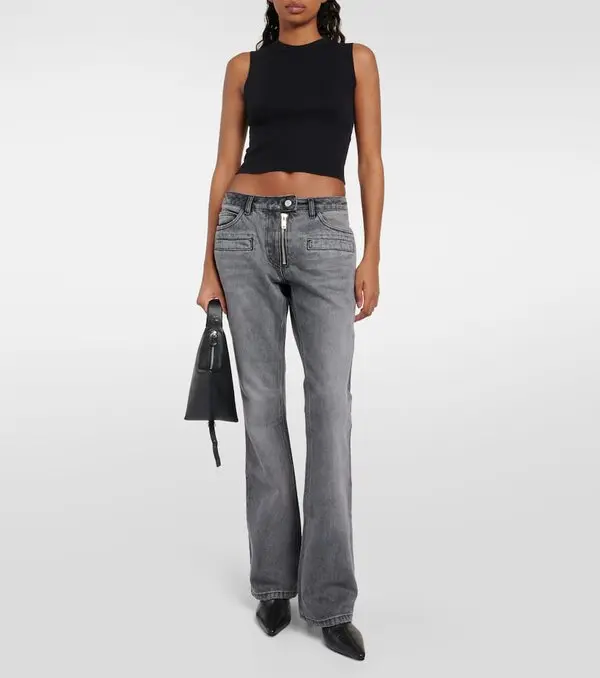 COURREGES Low-rise Straight Jeans