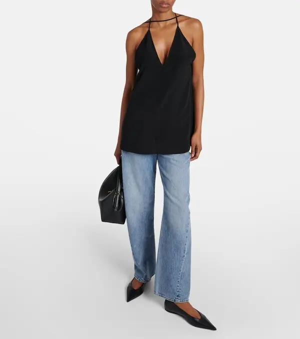 TOTEME Halterneck Silk Top