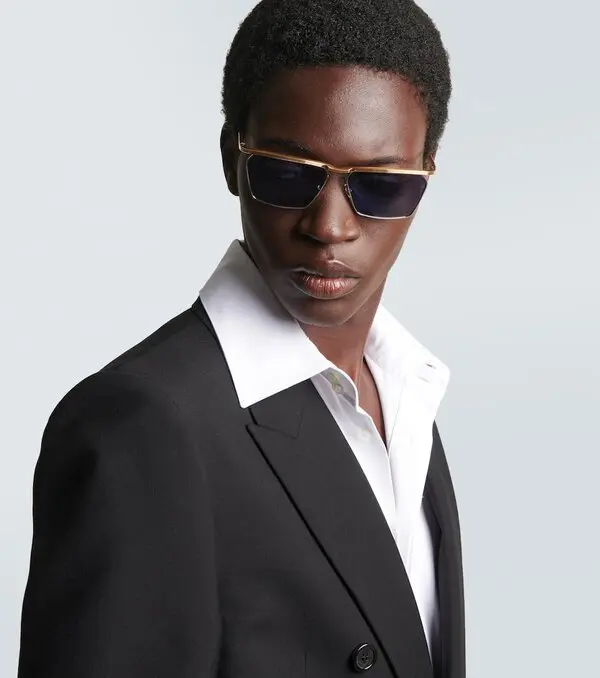 JACQUES MARIE MAGE Bresson Rectangular Sunglasses