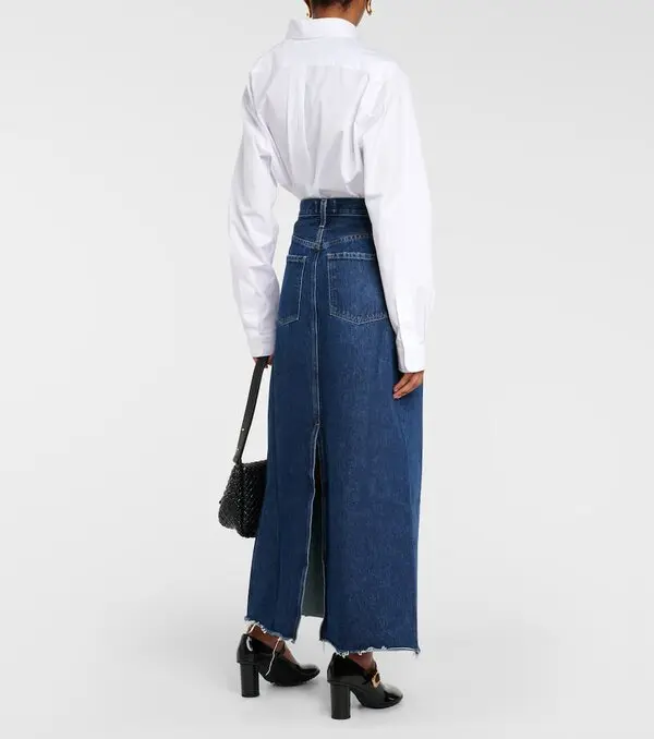 AGOLDE Hilla Denim Maxi Skirt