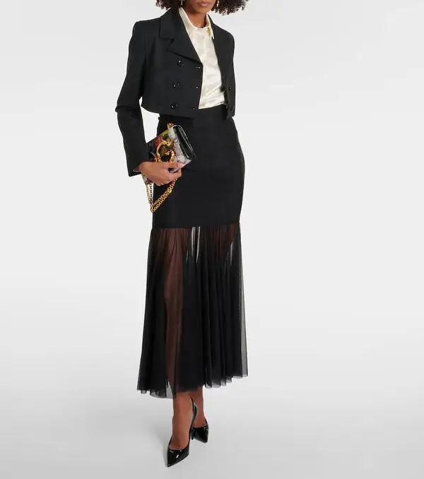 Dolce & Gabbana Paneled Silk Shirt