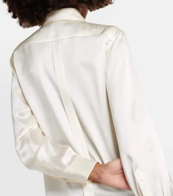 Dolce & Gabbana Paneled Silk Shirt
