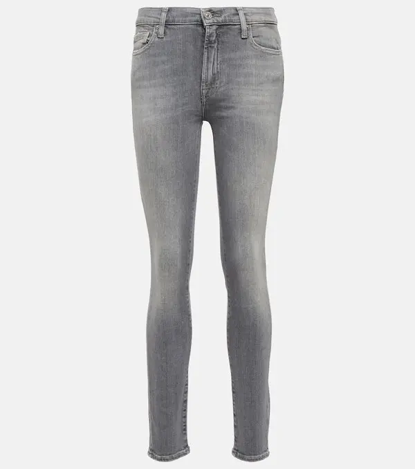 7 For All Mankind Slim Illusion Mid-rise Skinny Jeans