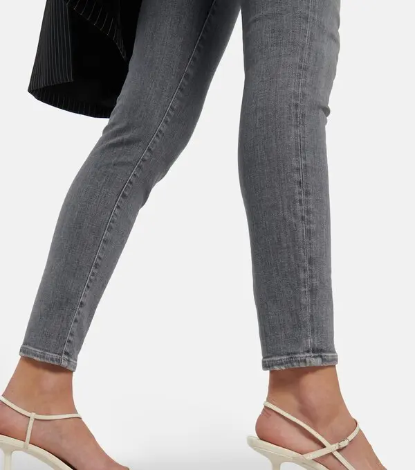 7 For All Mankind Slim Illusion Mid-rise Skinny Jeans