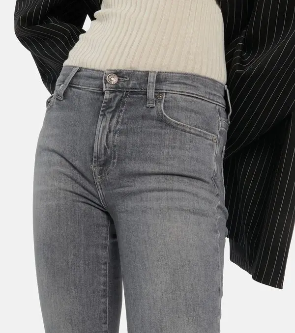 7 For All Mankind Slim Illusion Mid-rise Skinny Jeans