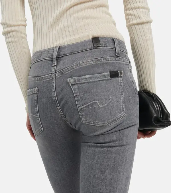 7 For All Mankind Slim Illusion Mid-rise Skinny Jeans
