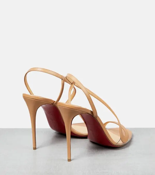 CHRISTIAN LOUBOUTIN Rosalie Leather Sandals - Beige