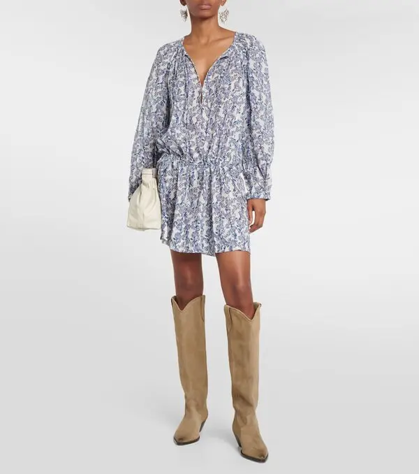 MARANT ETOILE Parsley Cotton Minidress