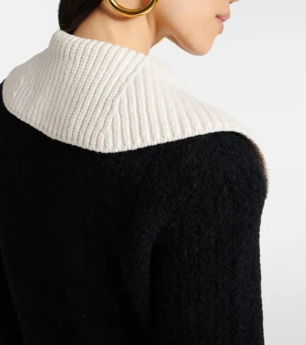 SELF-PORTRAIT Embellished Alpaca-blend Sweater