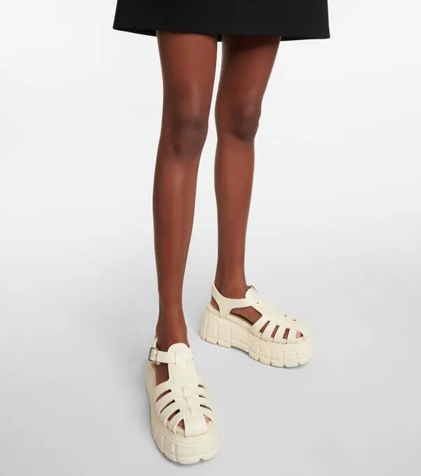 Miu Miu Fisherman Platform Sandals