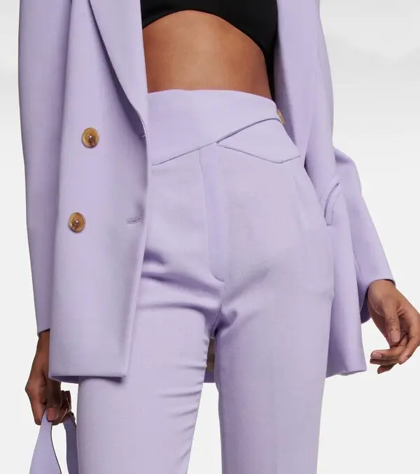 BLAZÉ MILANO Straight Virgin Wool Pants