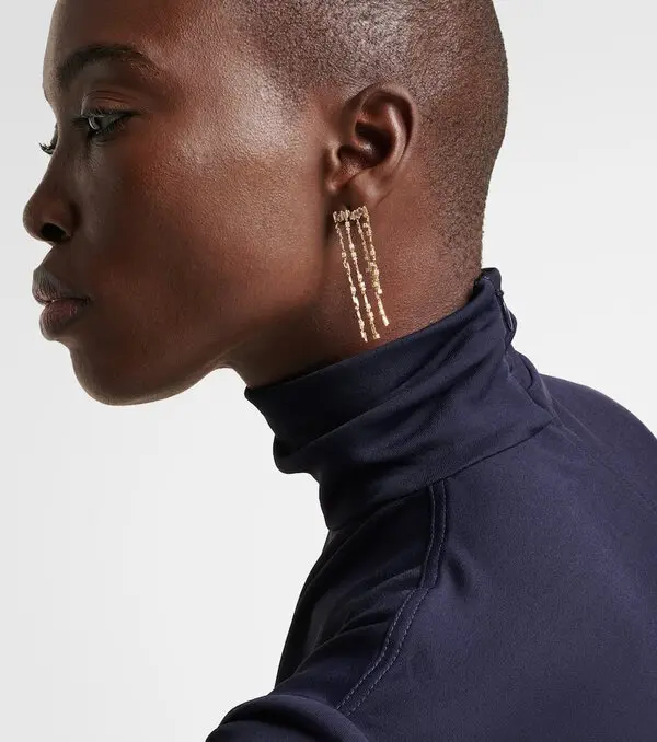 SUZANNE KALAN 18kt Fringe Earrings With Diamonds