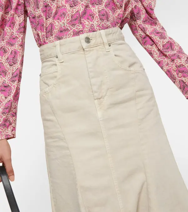 Isabel Marant Étoile Nyda Denim Midi Skirt
